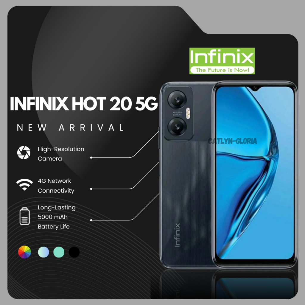 Jual infinix Hot 20 5G NFC 4/128 garansi resmi infinix Original ...