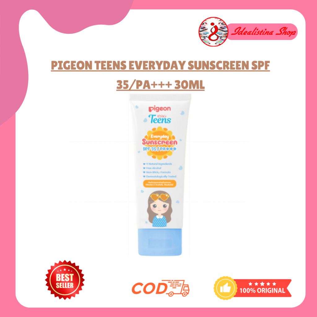 Jual PIGEON TEENS EVERYDAY SUNSCREEN SPF 35/PA+++ 30ML | Shopee Indonesia