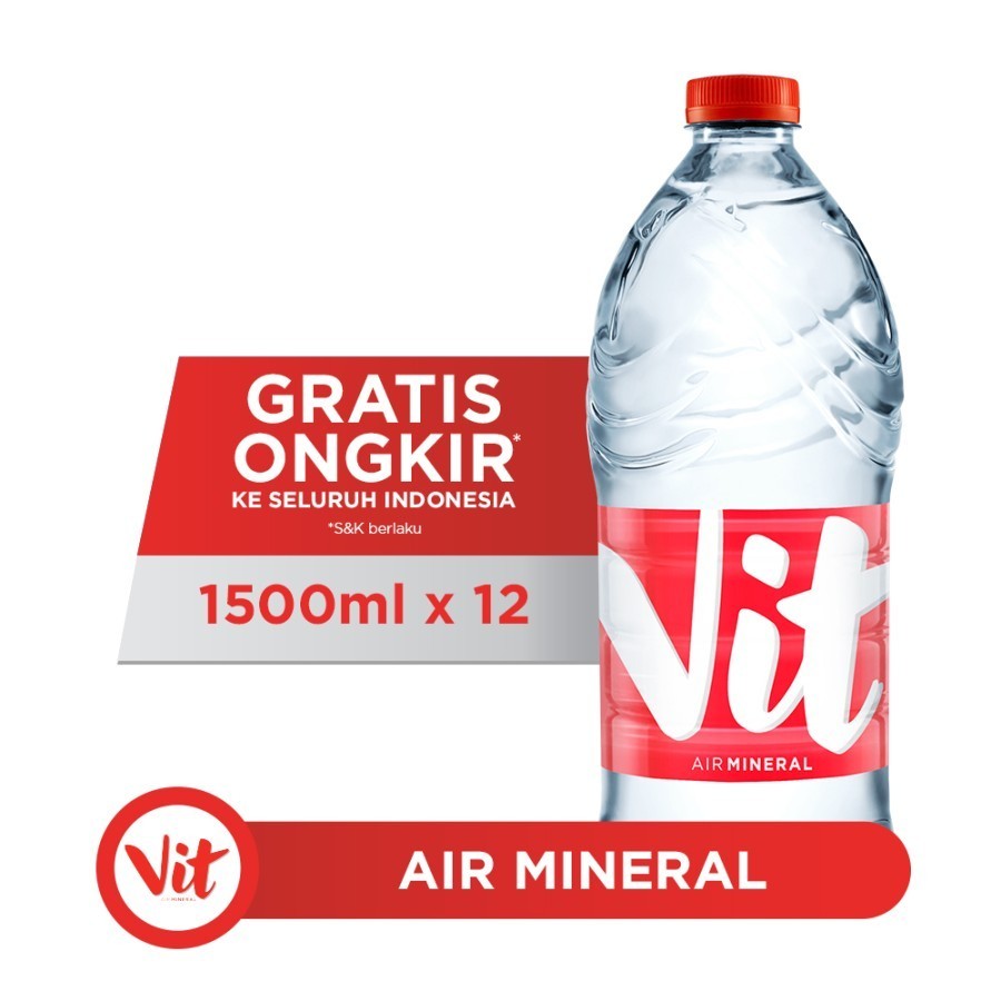 Jual VIT AIR MINERAL BOTOL 1500ML | BOTOL 550ML | BOTOL 330ML | GELAS 200ML | Shopee Indonesia