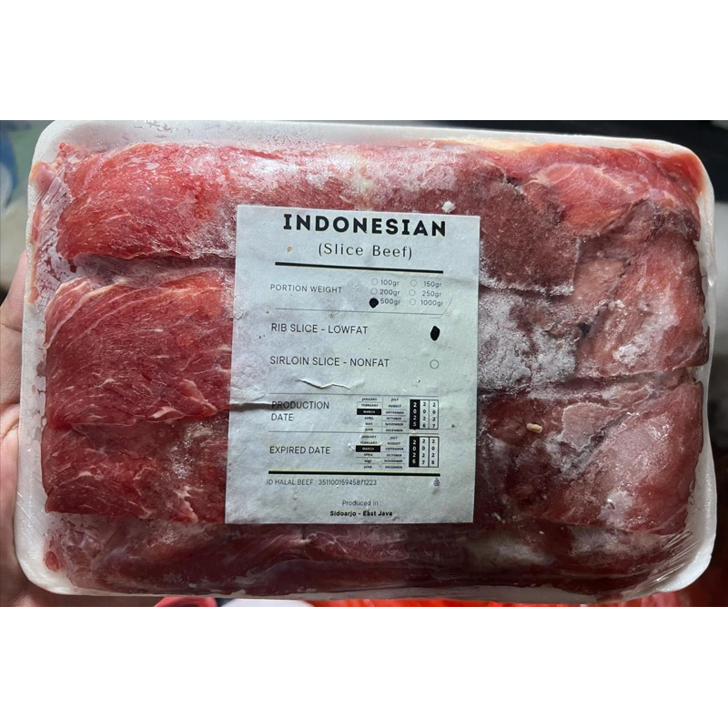 Jual Low Fat Beef Slice 500gr | Shopee Indonesia
