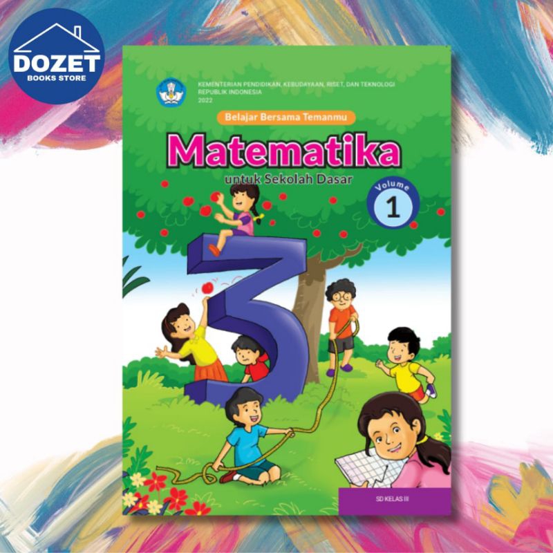 Jual Buku Matematika Vol 1 Kelas 3 SD/MI Kurikulum Merdeka Diknas | Shopee Indonesia