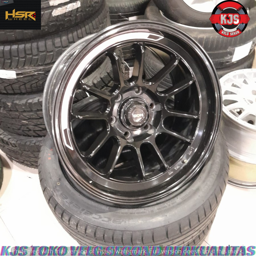 Jual VELG RACING SECOND MODEL JF LUXURY RING 18 LEBAR 9 RATA LOBANG BAUT 6X139.7 ET0 WARNA BLACK ...