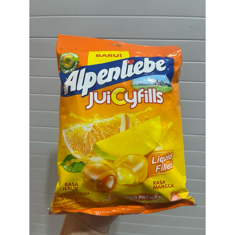 Jual PERMEN ALPENLIEBE JUICYFILLS (isi 45pcs) @121,5gr | Shopee Indonesia