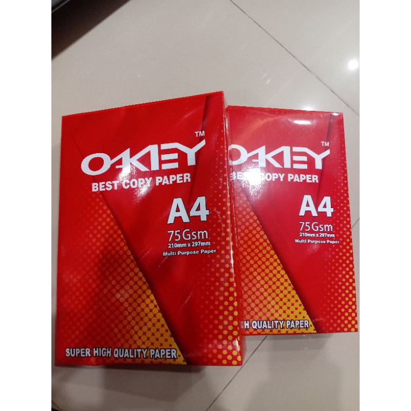 Jual KERTAS HVS OKEY A4 | Shopee Indonesia