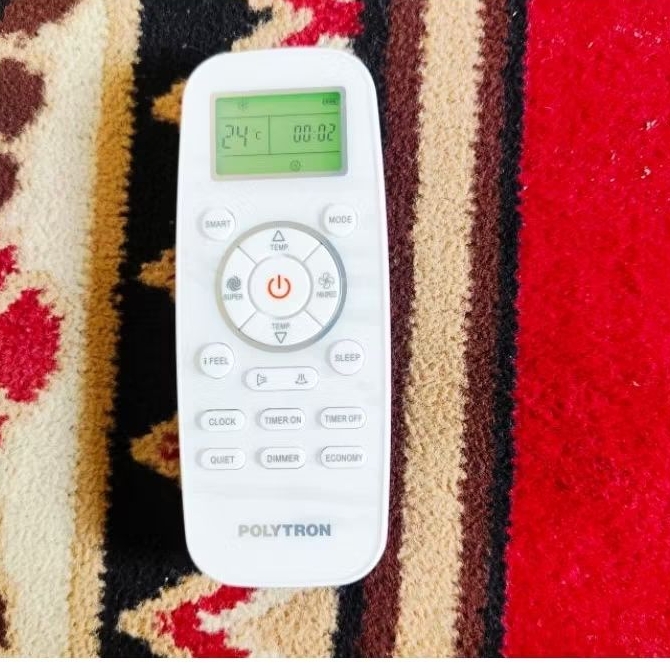 Jual Remote AC polytron neuva original pabrik PAC05VG PAC05VE PAC09VG ...