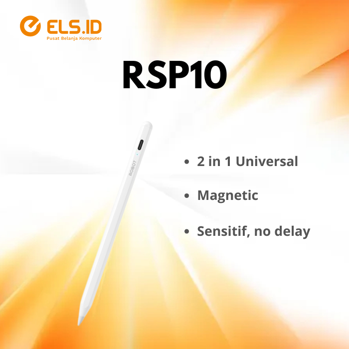 Jual Robot RSP10 Capacitive Stylus Pen 2in1 Universal Sensitif | Shopee ...