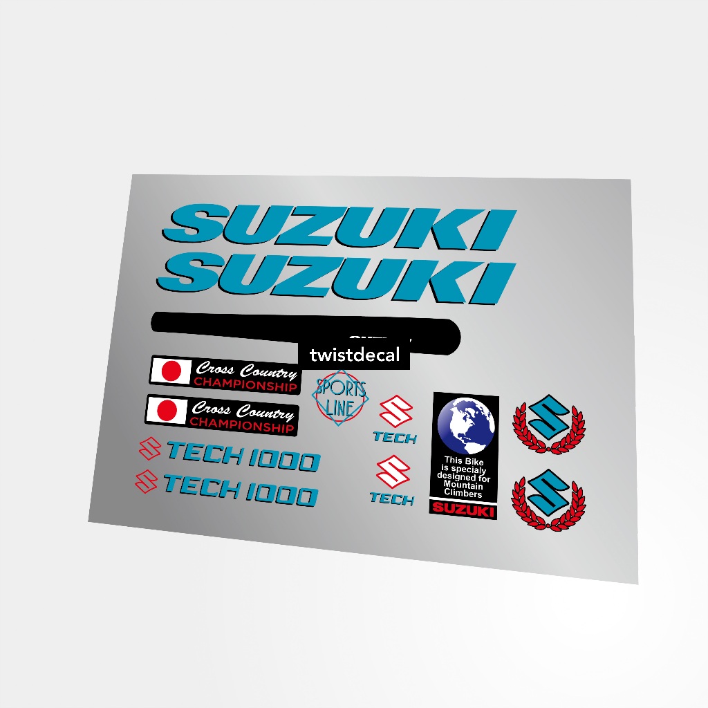 Jual DECAL SUZUKI TECH 1000 JAPAN | Shopee Indonesia