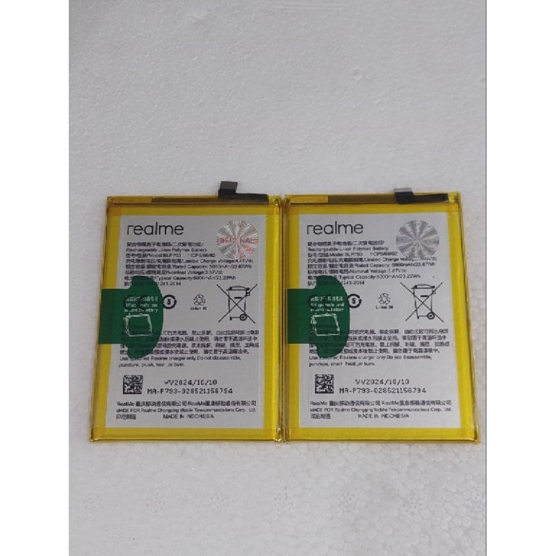 Jual BATERAI REALME C11/C12 /C15 /C25 /C25S /Narzo 30A ( BLP793 ...