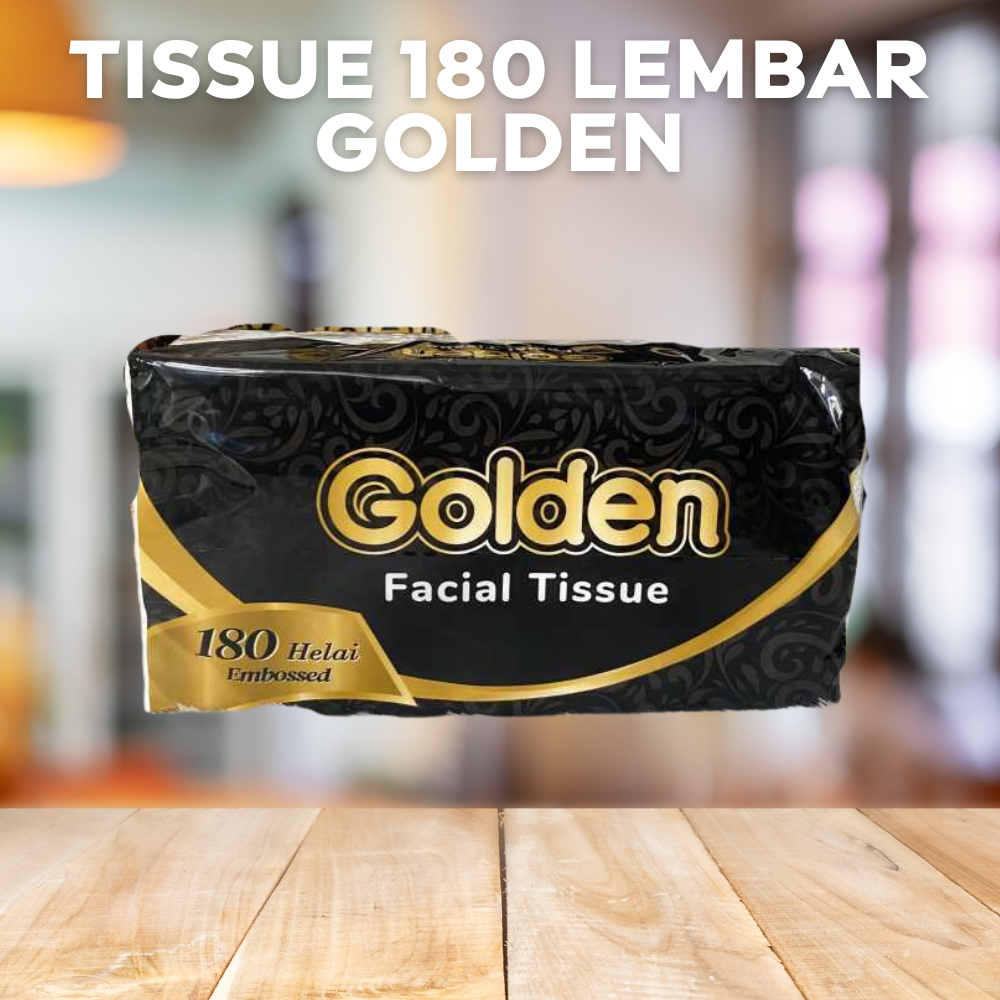 Jual Tissue Golden Facial 180 Helai Embossed Tisu Murah | Shopee Indonesia