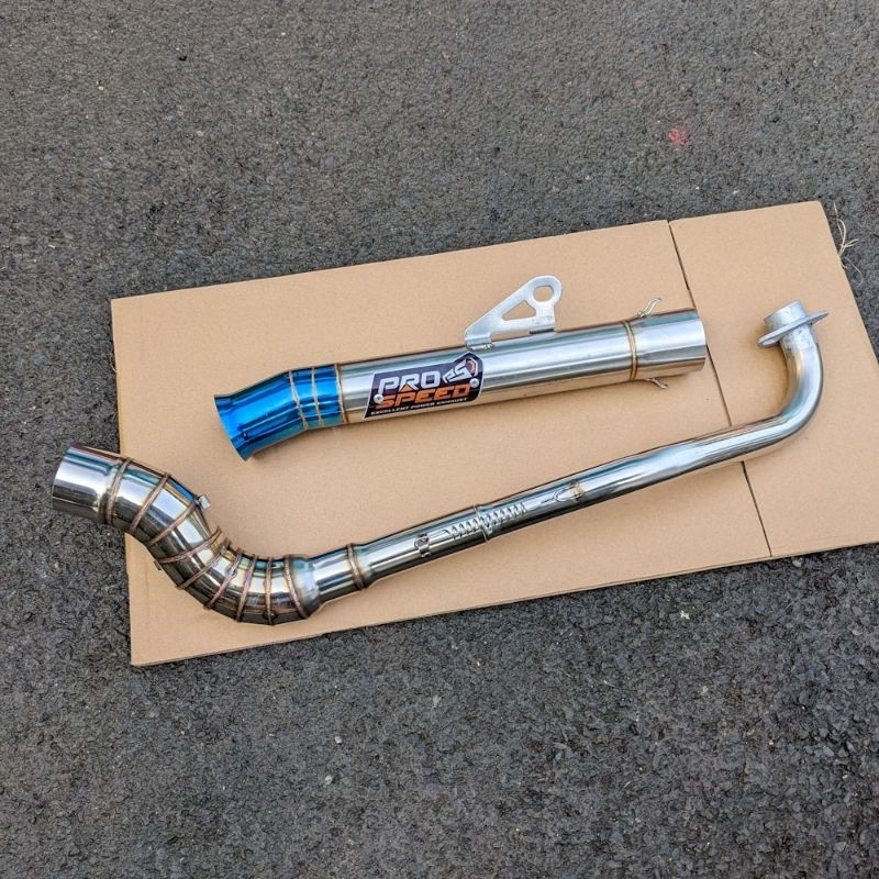 Jual Prospeed Open spec pipe exhaust tube type 51mm for Wave 100 110 ...