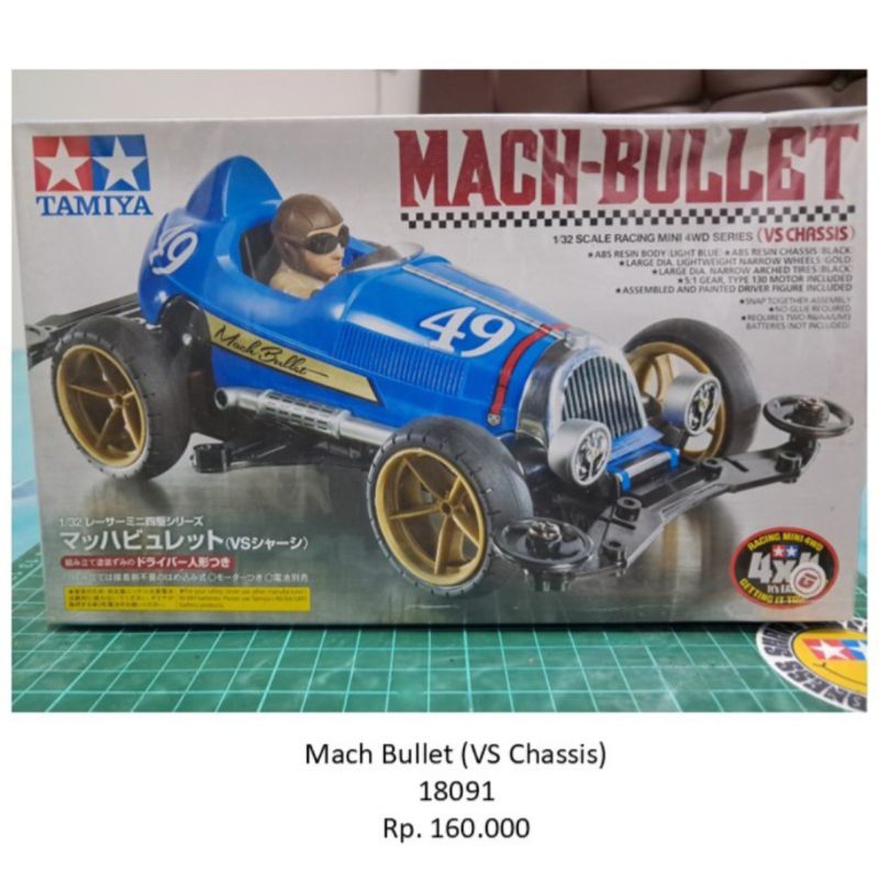 Jual ORI TAMIYA Mach Bullet (VS Chassis) | Shopee Indonesia