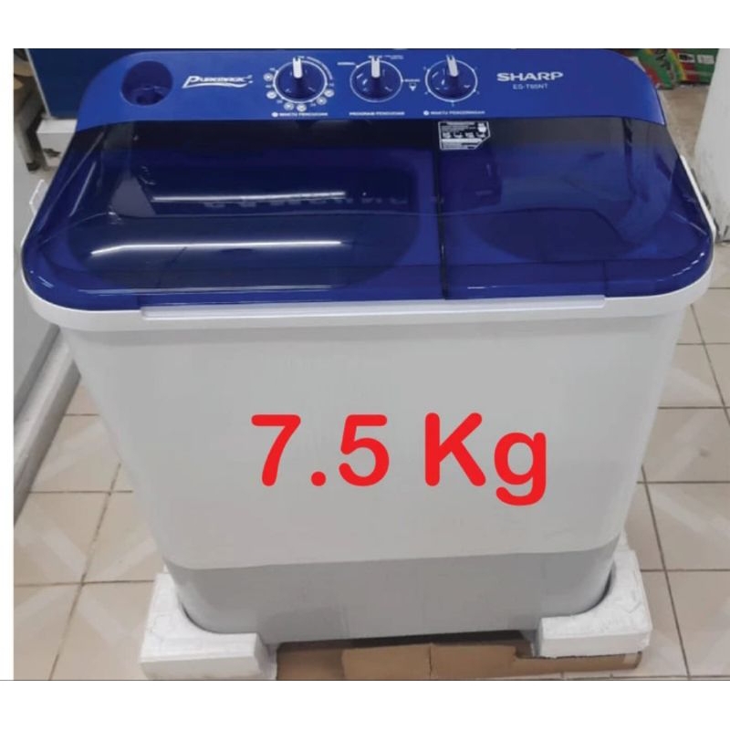 Jual Mesin Cuci Sharp 7.5 Kg 75NT (Garansi 1 Tahun) | Shopee Indonesia