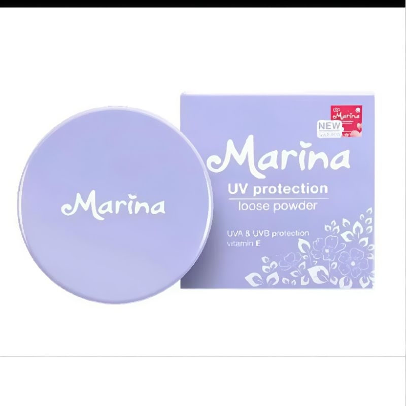 Jual Marina uv protection loose powder ( bedak tabur 25g ) | Shopee ...