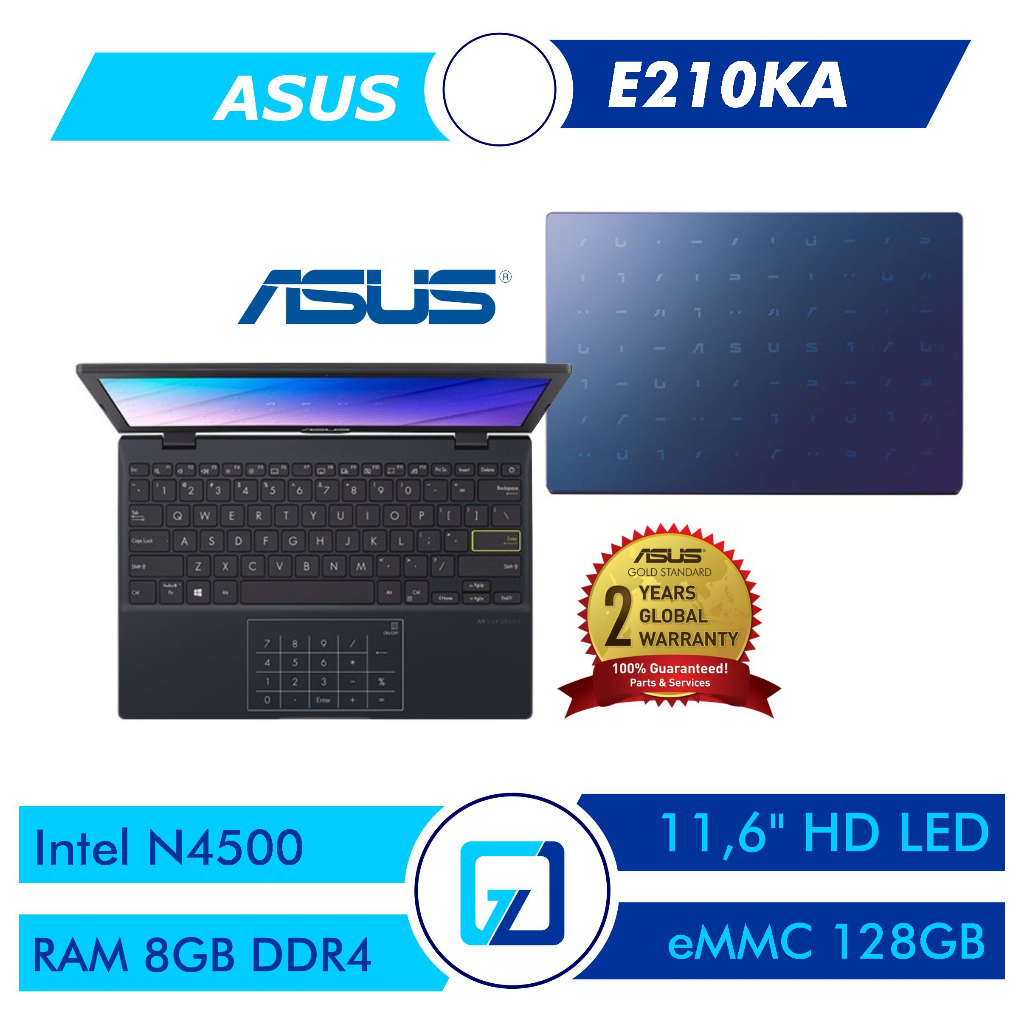 Jual ASUS VIVOBOOK 11 E210KA INTEL N4500 8GB 128GB W11+OHS 11.6" HD ...