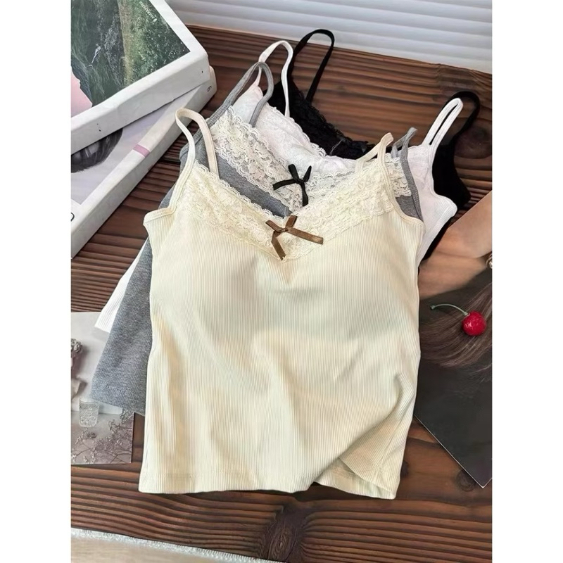 Jual TANKTOP RENDA PITA (A31) ATASAN CROP TOP BRA KEKINIAN | Shopee ...