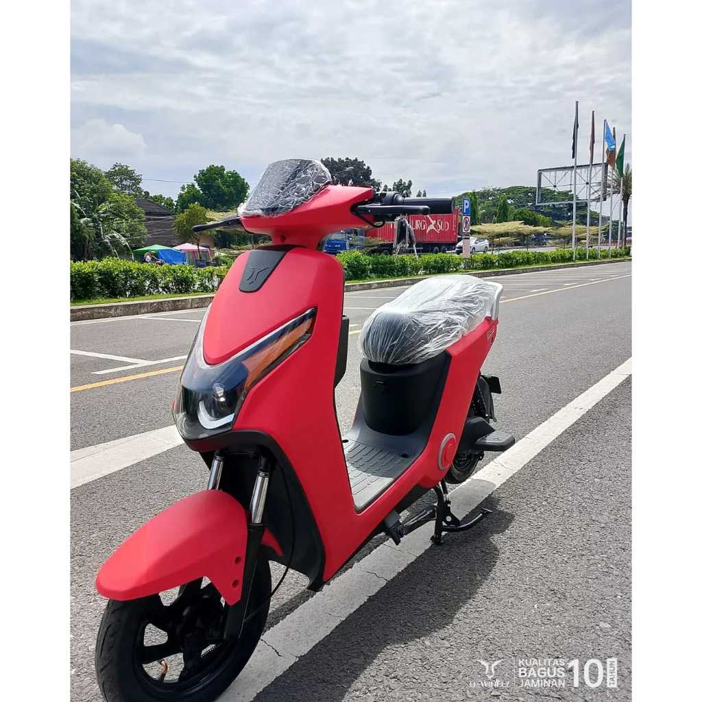 Jual Sepeda Listrik Murah Medan Berkualitas UWinfly D75 Warna Merah ...