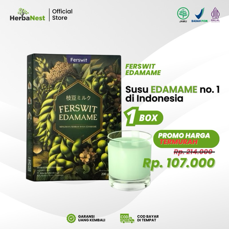 Jual Ferswit Susu Edamame Jepang 100% Original 1 Box | Shopee Indonesia