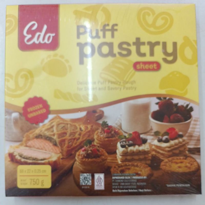 Jual Edo Puff Pastry sheet 750 gr | Shopee Indonesia