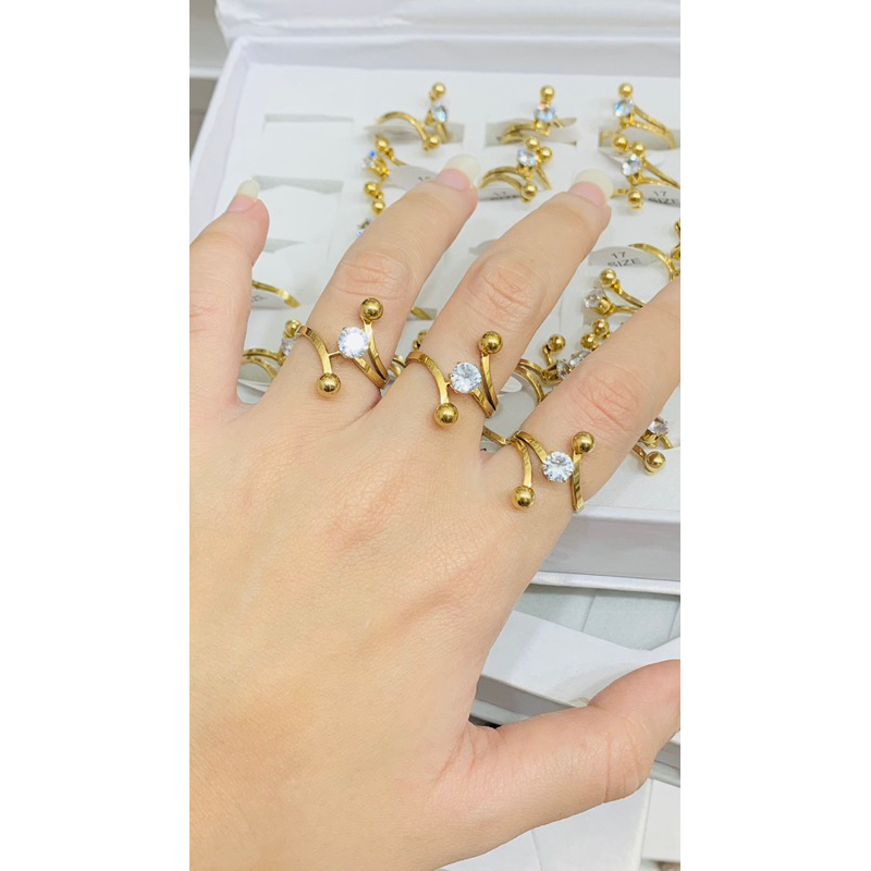 Jual cincin titanium new mata mix boba | Shopee Indonesia