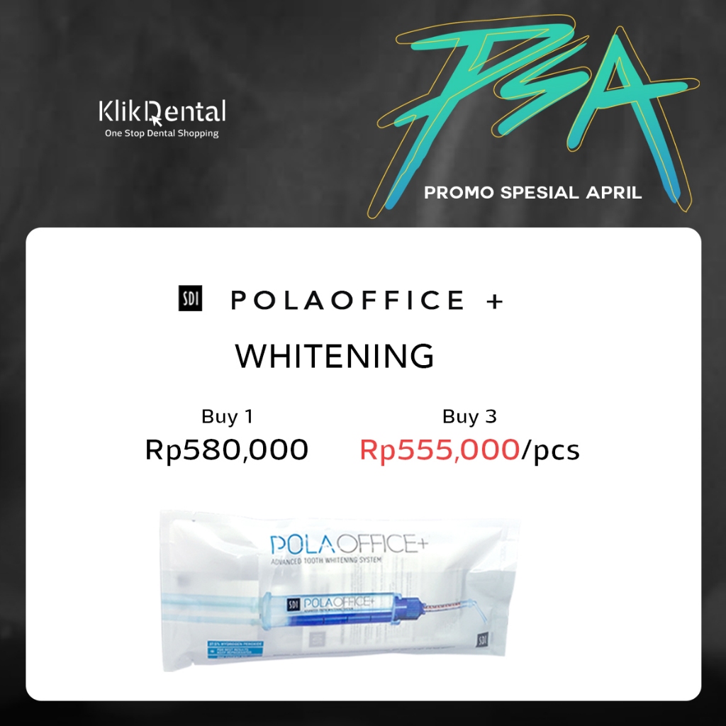 Jual KLIK DENTAL PROMO Pola Office / Gel / Bleaching Gigi / Whitening ...