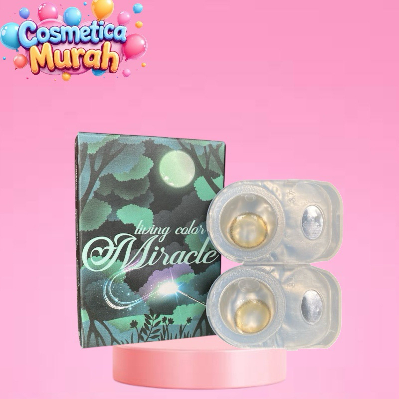 Jual un] MIRACLE contact lens dm 14.2 mm softlens normal plano nyaman ...