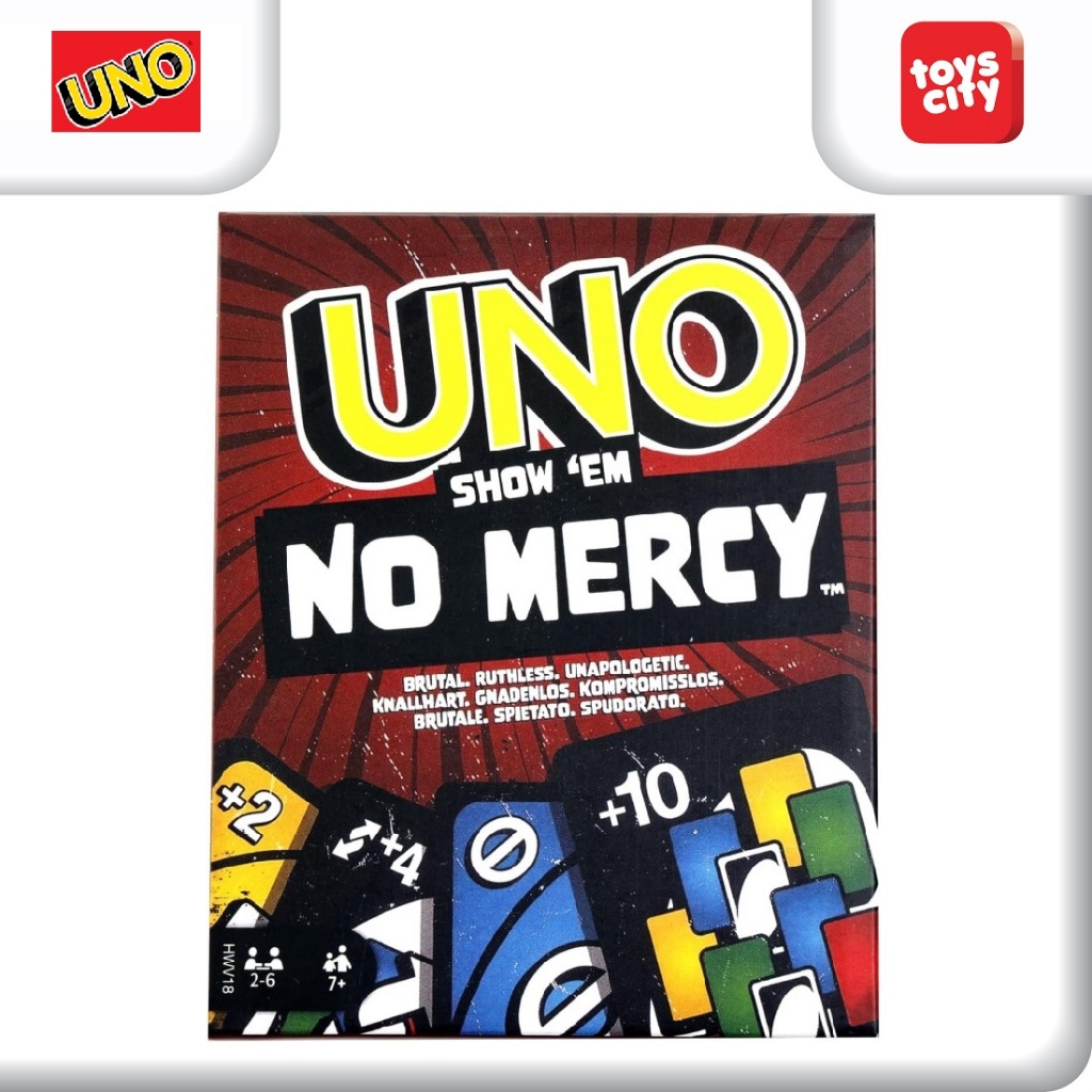Jual UNO Show 'em No Mercy, Hard Action Cards and Brutal Game Rules for ...