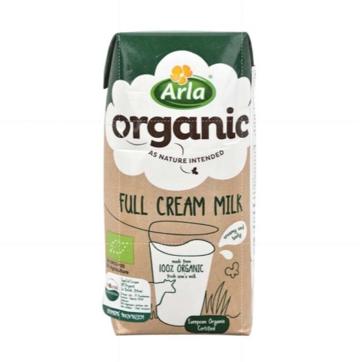 Jual ARLA - Organic Full Cream Milk UHT 200 ml [KARTON-Isi 12 pcs ...
