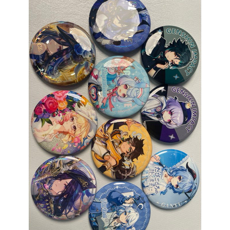 Jual LARGE PIN Genshin Impact Holo Premium | Shopee Indonesia