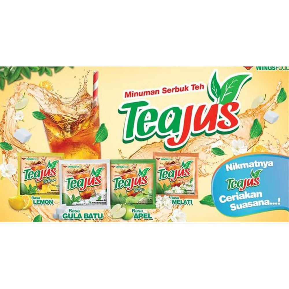 Jual TEAJUS MINUMAN SACHET ALL VARIAN || 1DUS (36RTG) | Shopee Indonesia