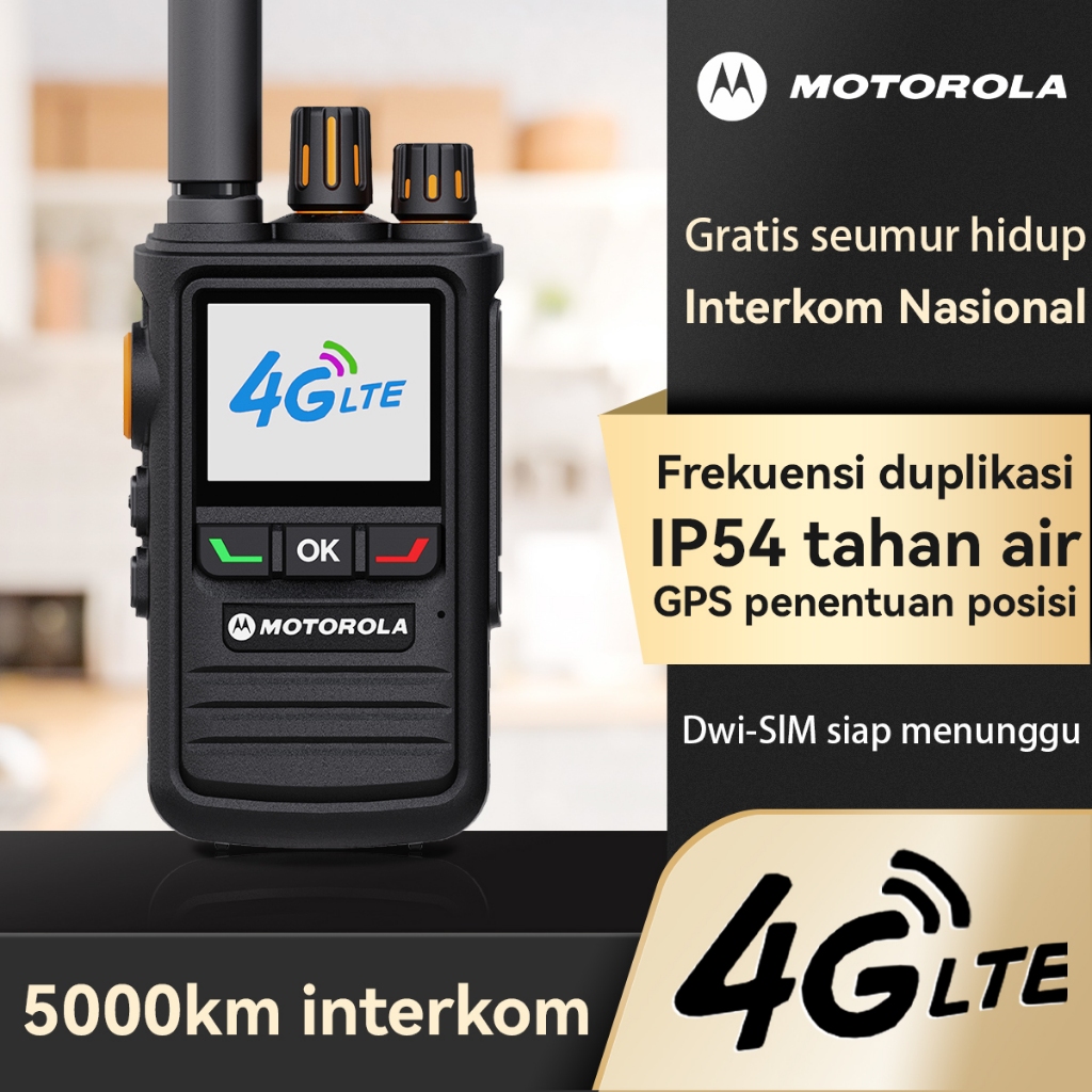 Jual 【5000KM】 HT Motorola T280 POC two way radio Walkie talkie jarak jauh 5000KM Daya Tinggi ...