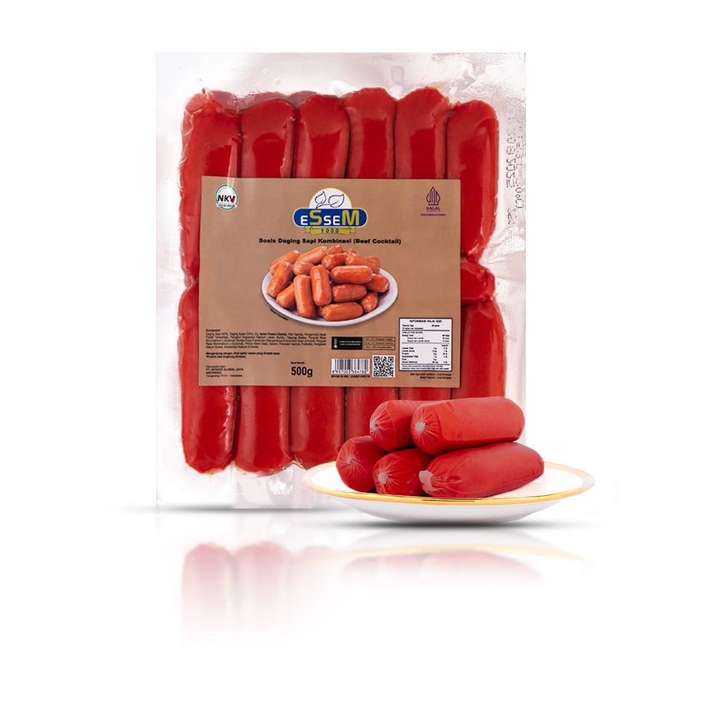 Jual ESSEMFOOD BEEF COCKTAIL | Shopee Indonesia