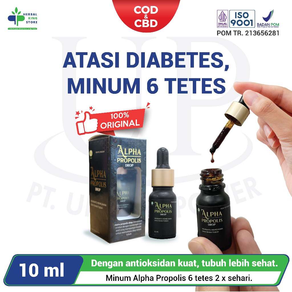 Jual Alpha Propolis Drop - Propolis Original Antioksidan Mengatasi ...