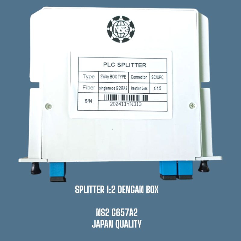 Jual passive splitter box 1 2 NS2 G657A2 / spliter box 1:2 | Shopee ...