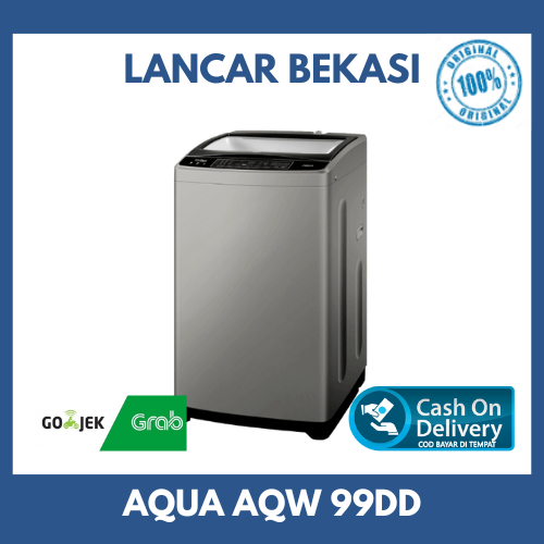 Jual AQUA AQW 99DD Mesin Cuci Top Loading 1 Tabung 9KG - GARANSI RESMI ...