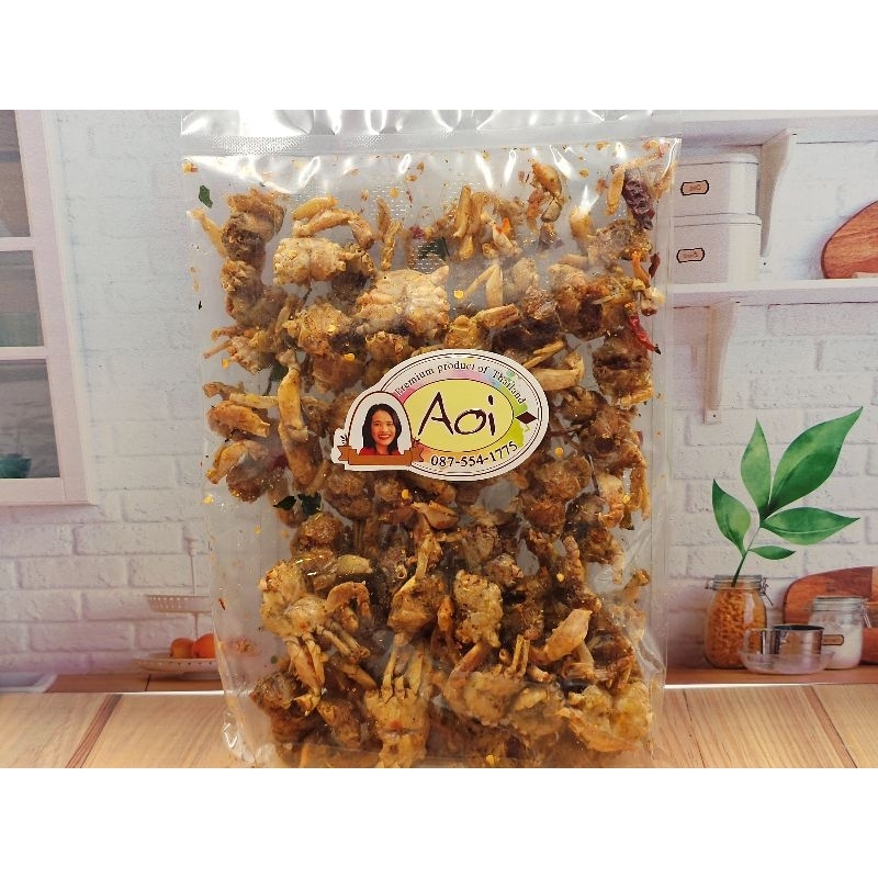 Jual [Ready] Aoi Snack Bangkok Baby Crab Tomyam & Udang Crispy Pedas ...