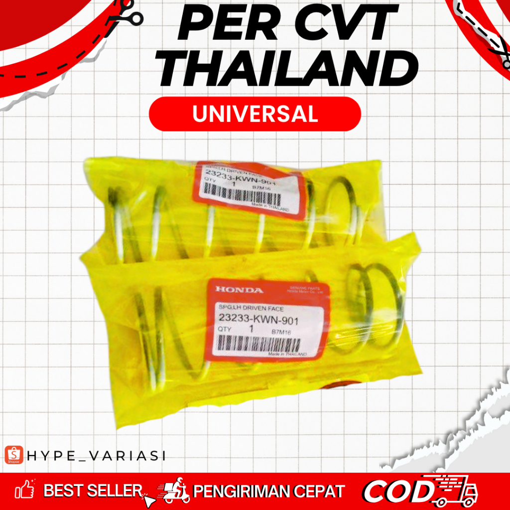 Jual PER CVT PCX THAILAND 1500 RPM PER PEGAS CVT UNIVERSAL ALL MOTOR ...