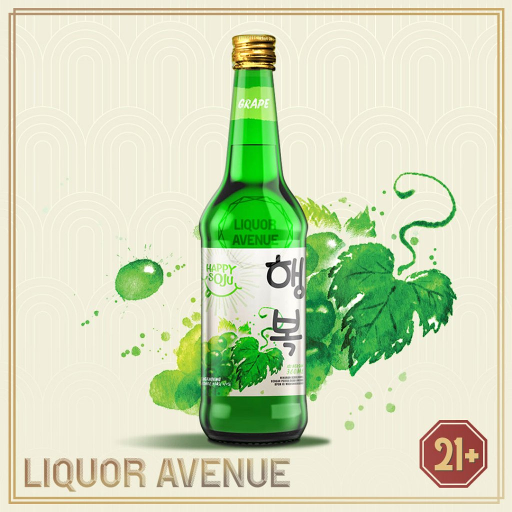 Jual Happy Soju Grape / Anggur 360ml | Shopee Indonesia