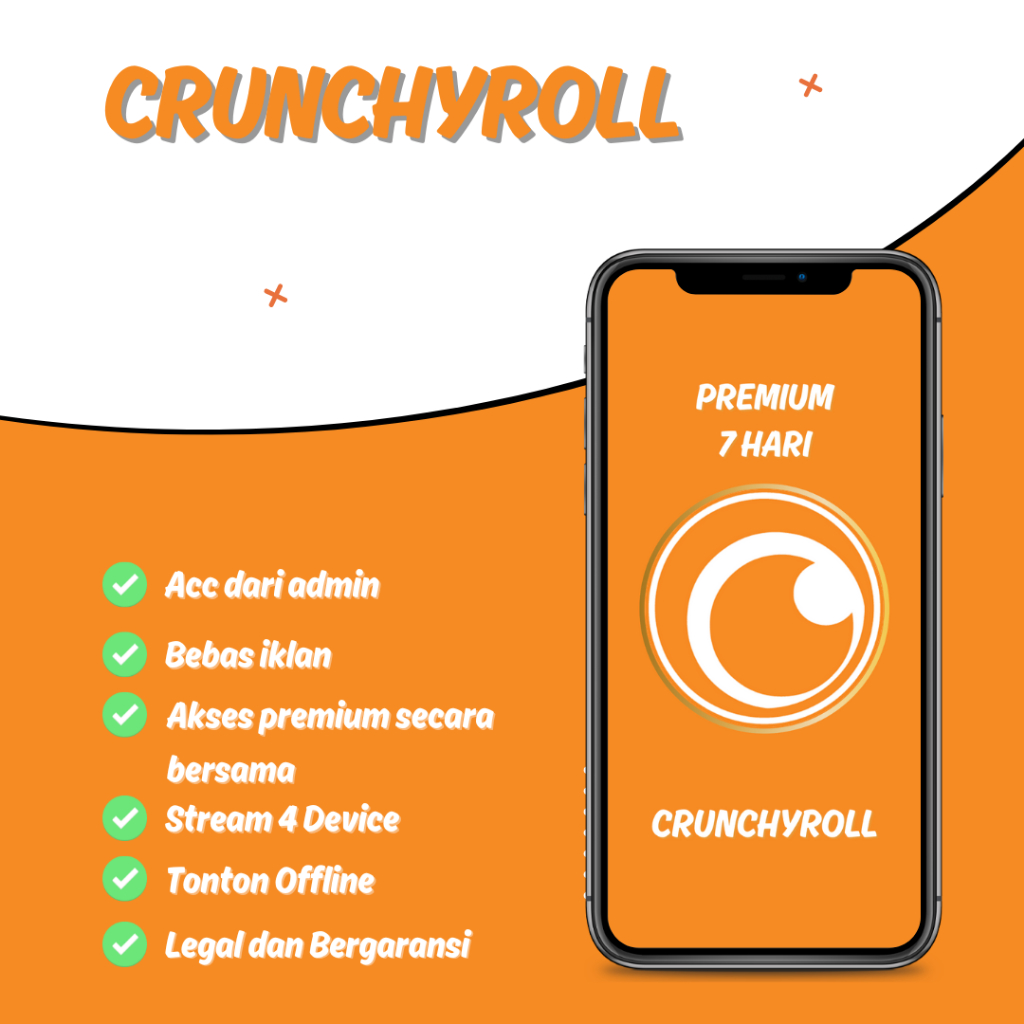 Jual (PROMO) CRUNCHYROLL MEGA FAN PREMIUM TERMURAH | Shopee Indonesia