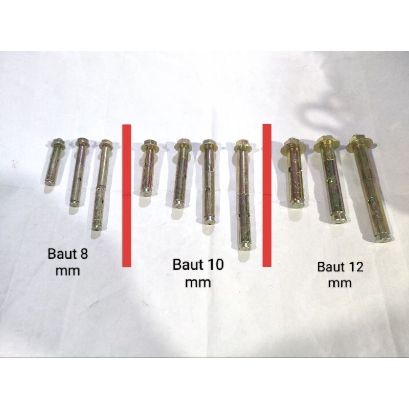 Jual Dynabolt M8 M10 M12 Panjang 40 50 60 65 75 77 85 97 99 / Dinabolt ...