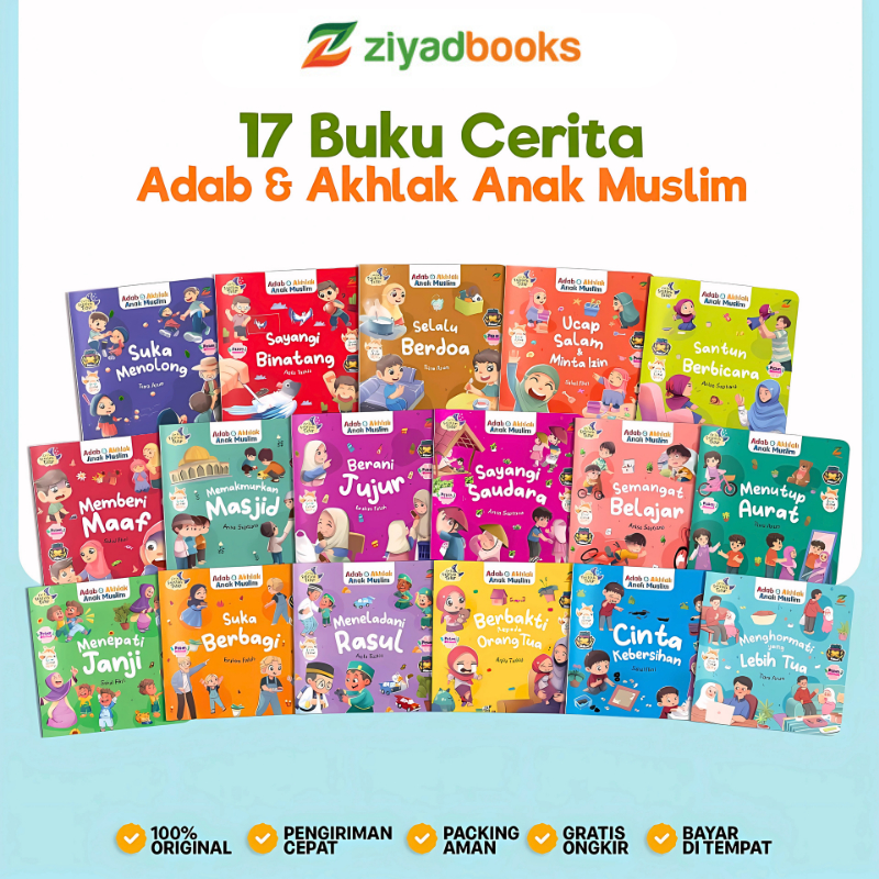 Jual Buku Anak Anak Adab Dan Akhlak Islami Perempuan Laki Laki Edukasi ...