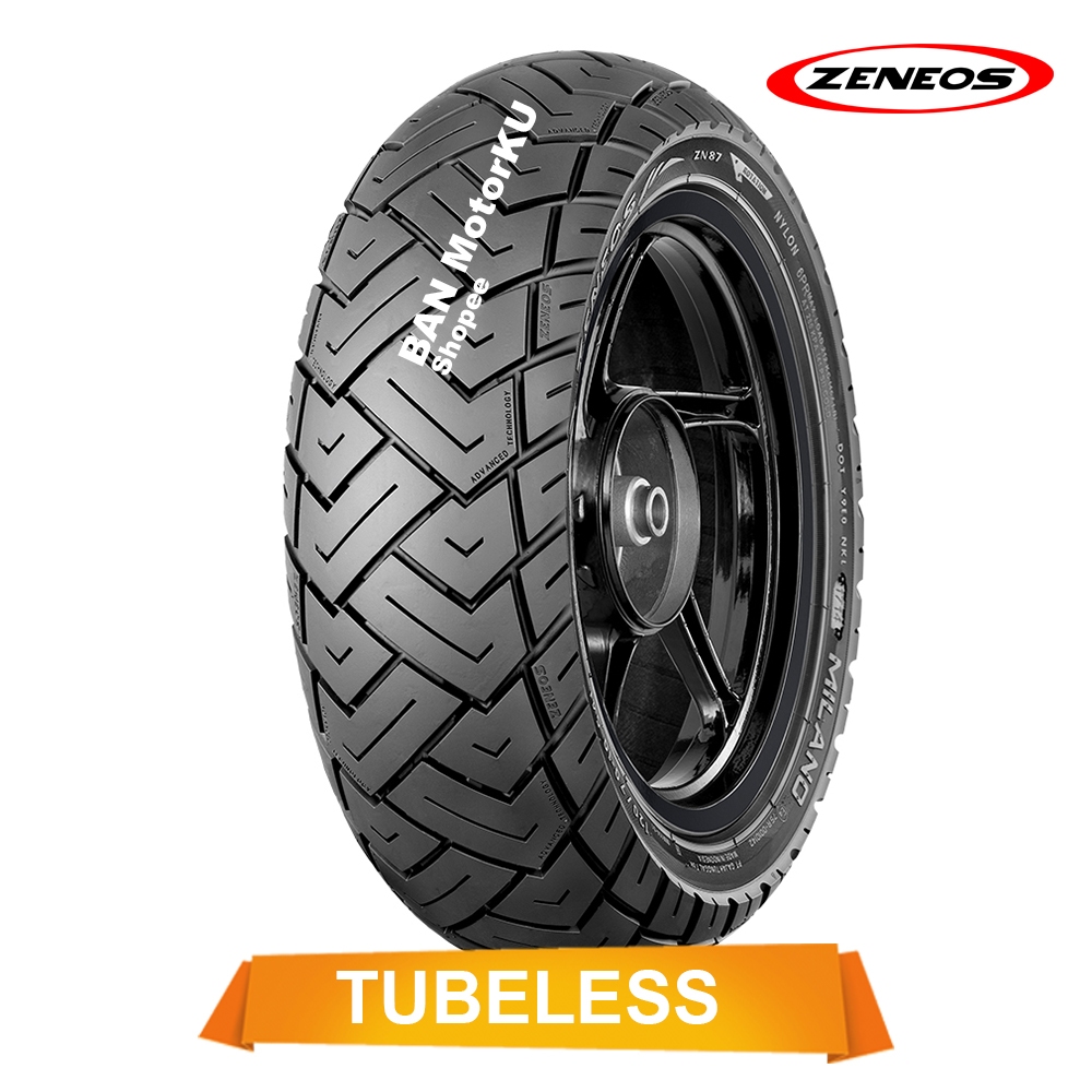 Jual Zeneos Milano ZN 87 ( ZN87 ) ukuran 120/70-12 Tubeless Ban Vespa Matic / Scoopy Ring 12 ...