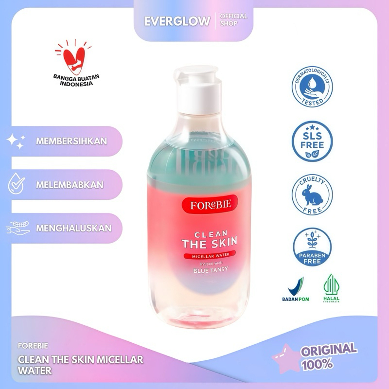 Jual FOREBIE CLEAN THE SKIN MICELLAR WATER INFUSED WITH BLUE TANSY ...