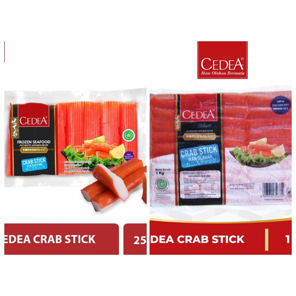 Jual Cedea Crab Stick Ikan Olahan | 250gr & 1kg | Shopee Indonesia