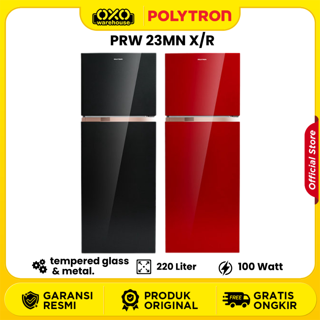 Jual POLYTRON REFF 2 DOOR PRW 23MNX/ PRW 23MNR Kulkas 2 Pintu Kapasitas ...