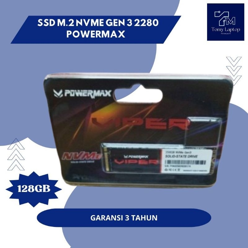Jual POWERMAX SSD M.2 NVME GEN 3 2280 128GB / SSD LAPTOP | Shopee Indonesia