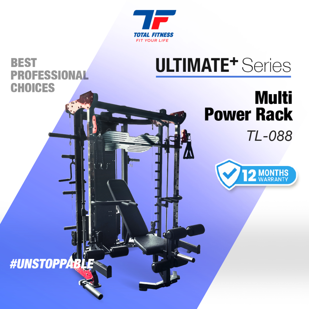 Jual TOTAL FITNESS Home Gym Multi Gym Power Rack Alat Olahraga Alat ...