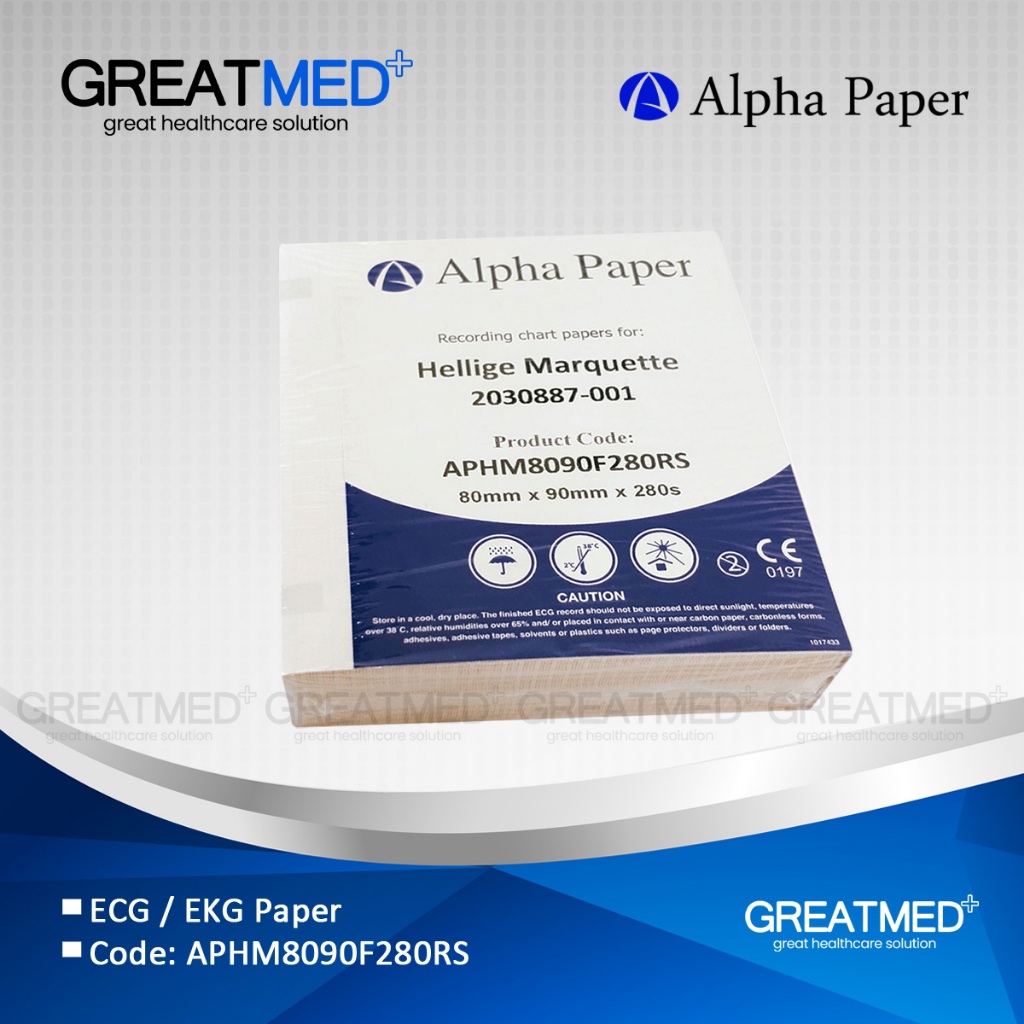 Jual Kertas EKG | ECG | Thermal Paper | HELLIGE MARQUETTE MAC400 ...