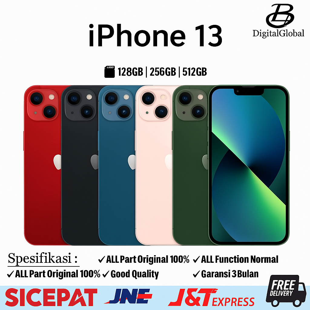 Jual 13 128GB/256GB/512GB Second,Fullset,Original 100% Bergaransi | Shopee Indonesia