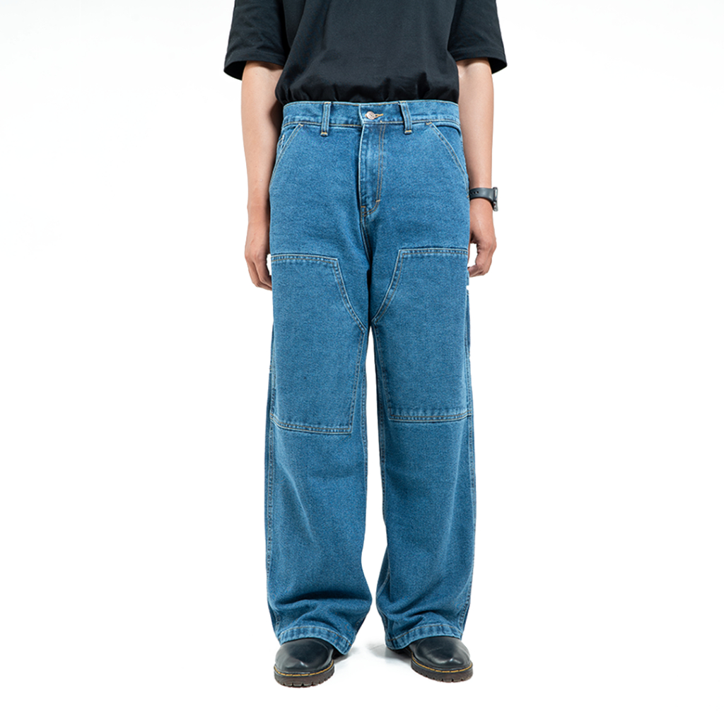 Jual Hanoon Industries - Denim Carpenter Baggy Pants Celana Jeans Pria ...