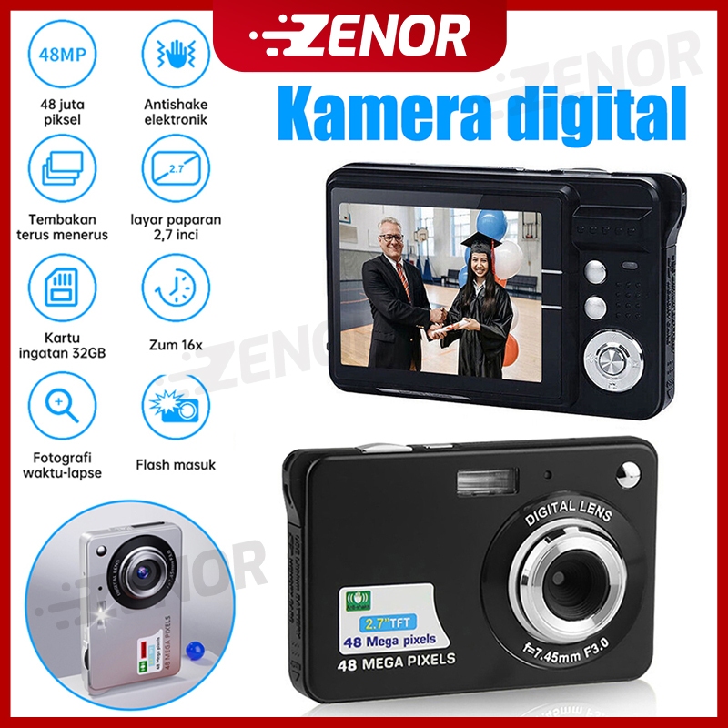 Jual Kamera Digital Pocket Digimo 48MP Original Full Set, Layar LCD 2,7 ...